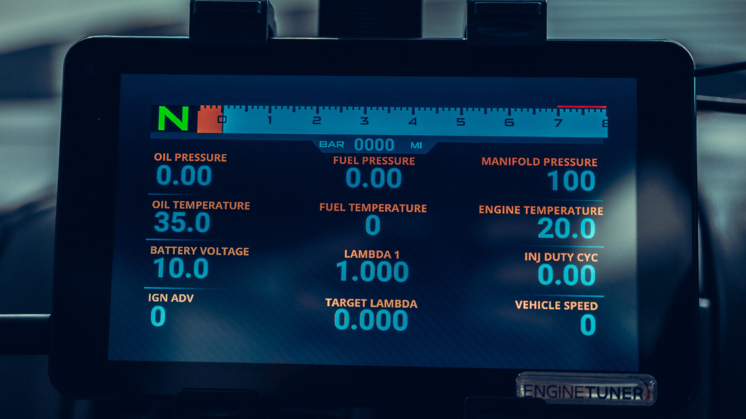 Enginetuner Driver Display Unit for Link ECU - Enginetuner